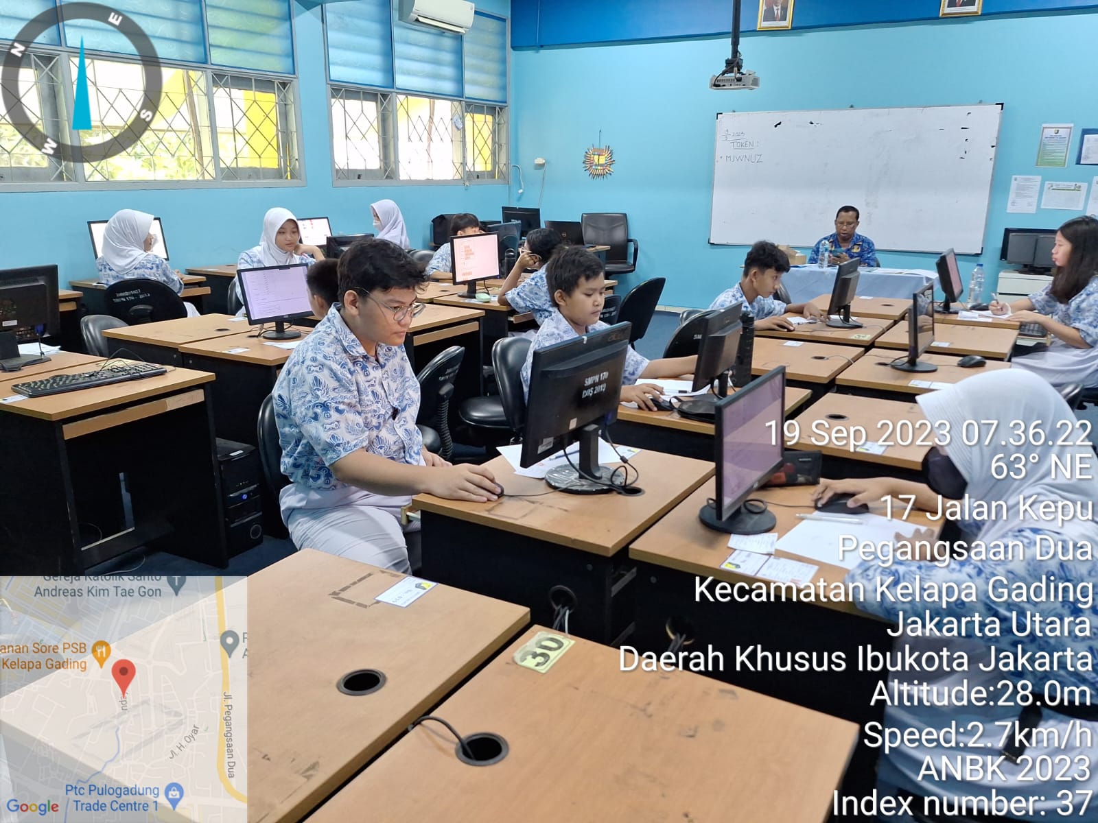 Ruang Lab Komputer - SMP N 170 Jakarta